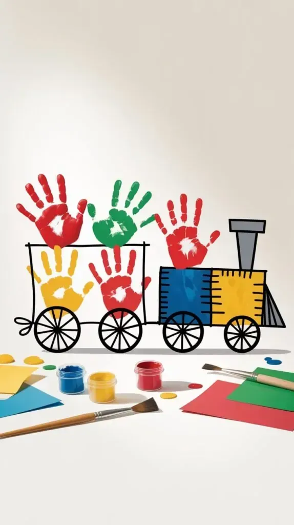 Fun and Easy Train Craft for Toddlers - DIY Art and Crafts Ideas For ...