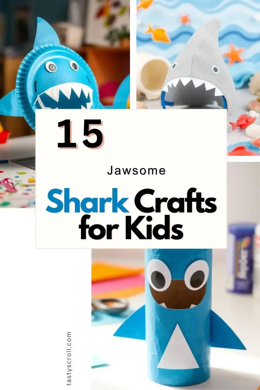 Jawsome Shark Crafts for Kids - DIY Art and Crafts Ideas For Kids ...