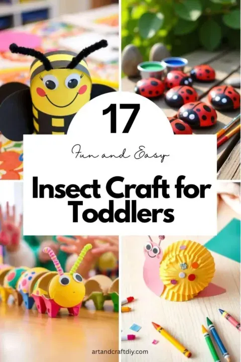Fun and Easy Insect Craft for Toddlers - DIY Art and Crafts Ideas For ...