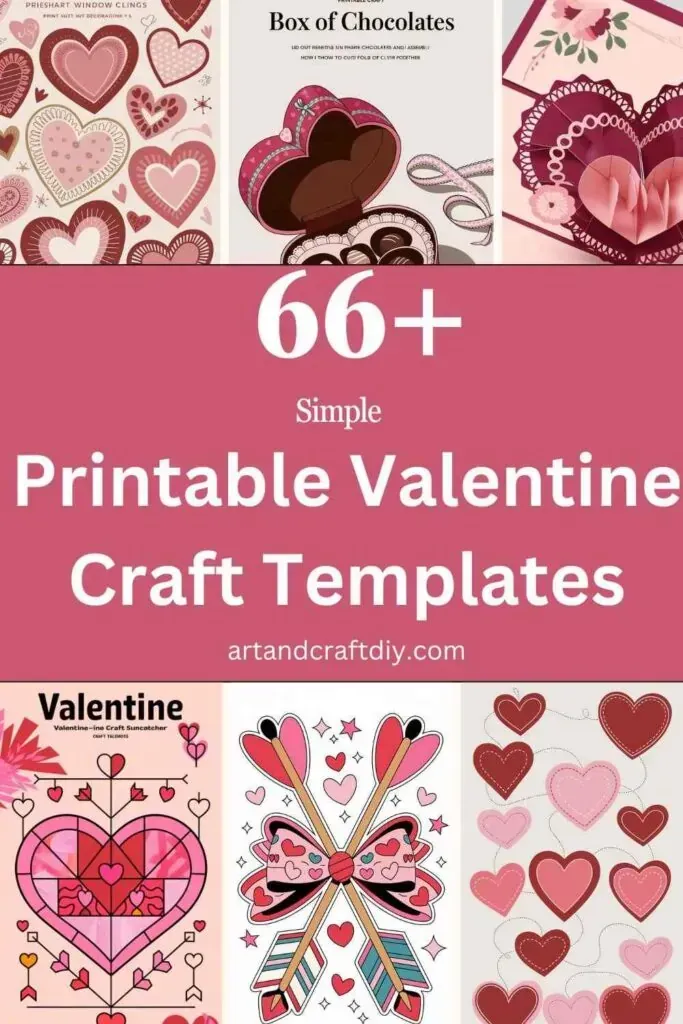 66+ Simple Printable Valentine Craft Templates - DIY Art and Crafts ...