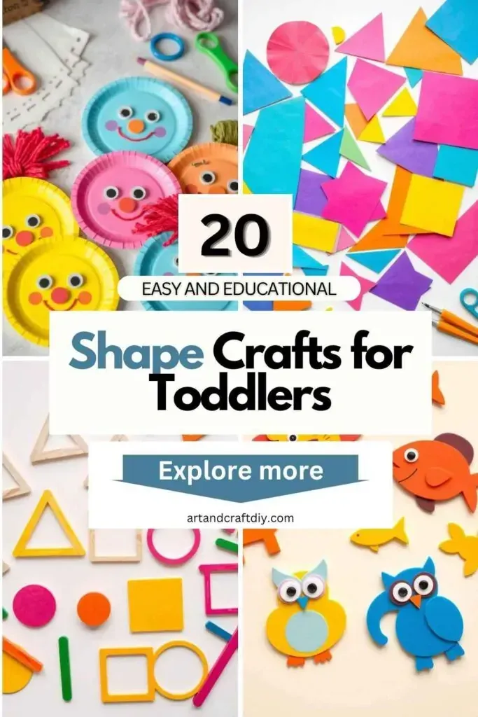 Easy and Educational Shape Crafts for Toddlers - DIY Art and Crafts ...