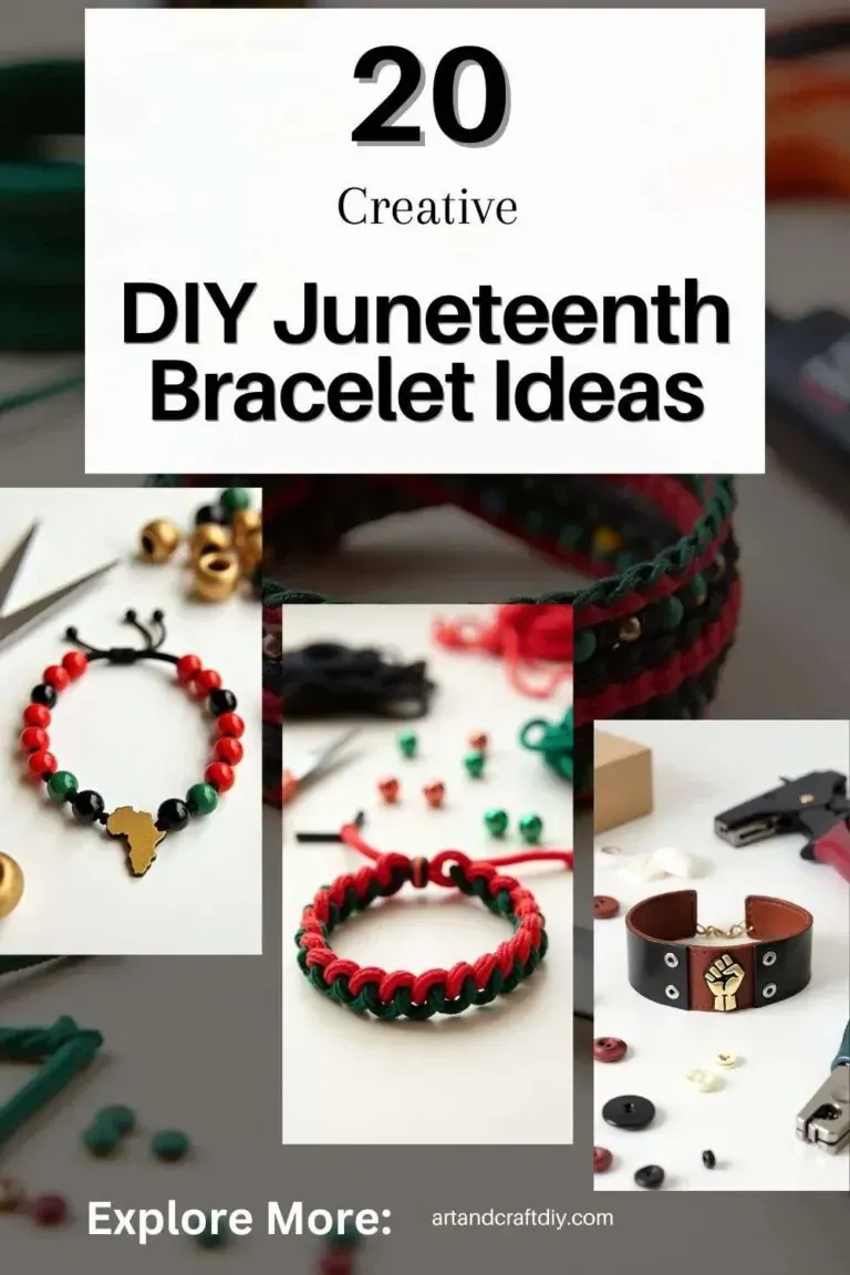 Creative DIY Juneteenth Bracelet Ideas - DIY Art and Crafts Ideas For ...