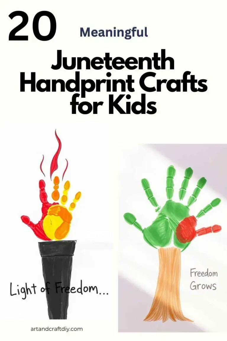Meaningful Juneteenth Handprint Crafts for Kids - DIY Art and Crafts ...