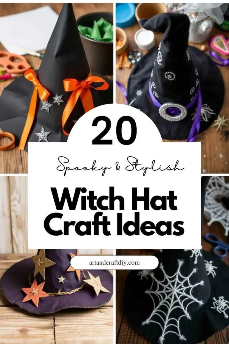 Spooky & Stylish Witch Hat Craft Ideas - DIY Art and Crafts Ideas For ...
