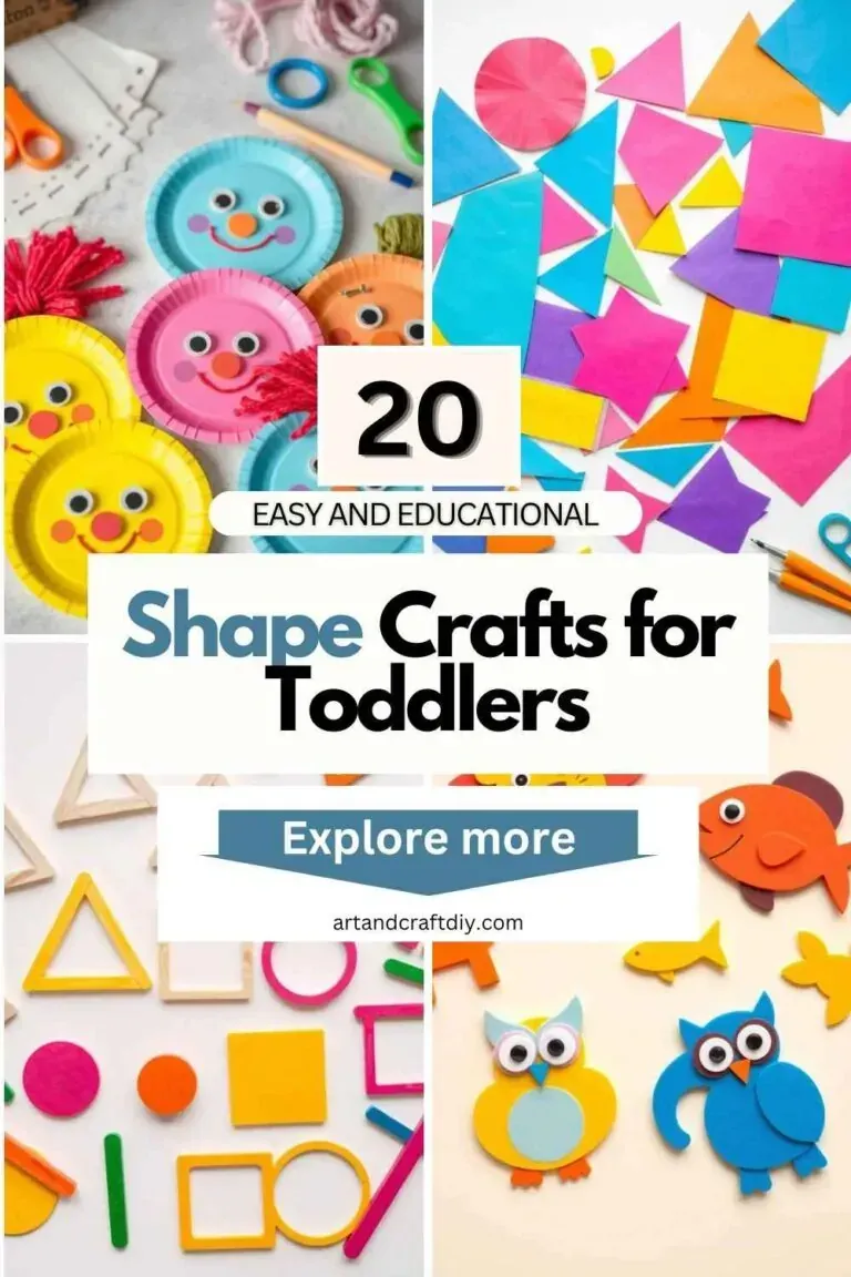 Easy and Educational Shape Crafts for Toddlers - DIY Art and Crafts ...
