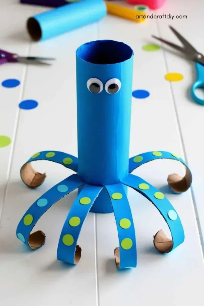 Fun and Easy Octopus Crafts for Kids - DIY Art and Crafts Ideas For ...