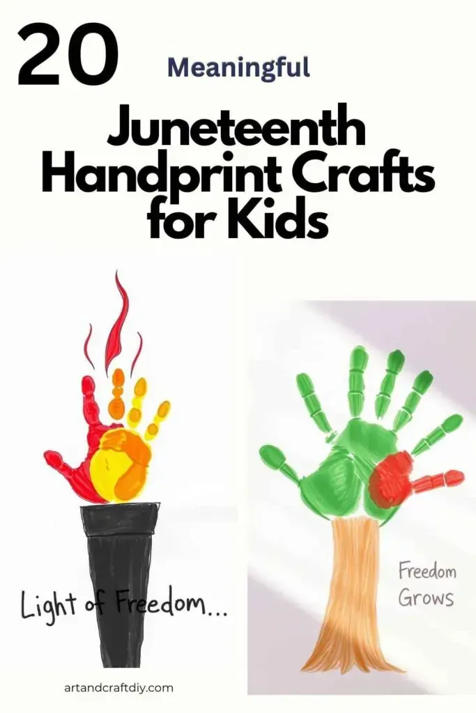 Meaningful Juneteenth Handprint Crafts for Kids - DIY Art and Crafts ...